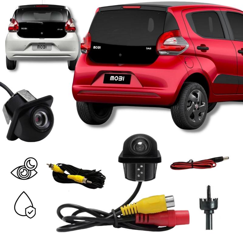 KIT completo Camera de re para o FIAT Mobi Todoas as versões ...
