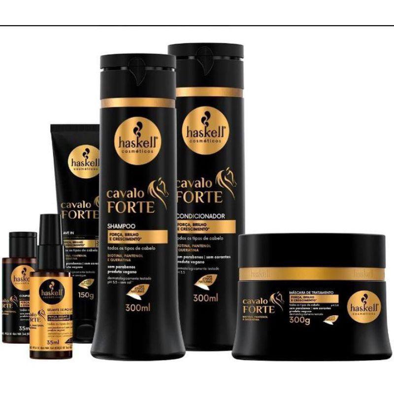 kit Completo cavalo forte 300ml - HASKELL - Kit de Tratamento para ...