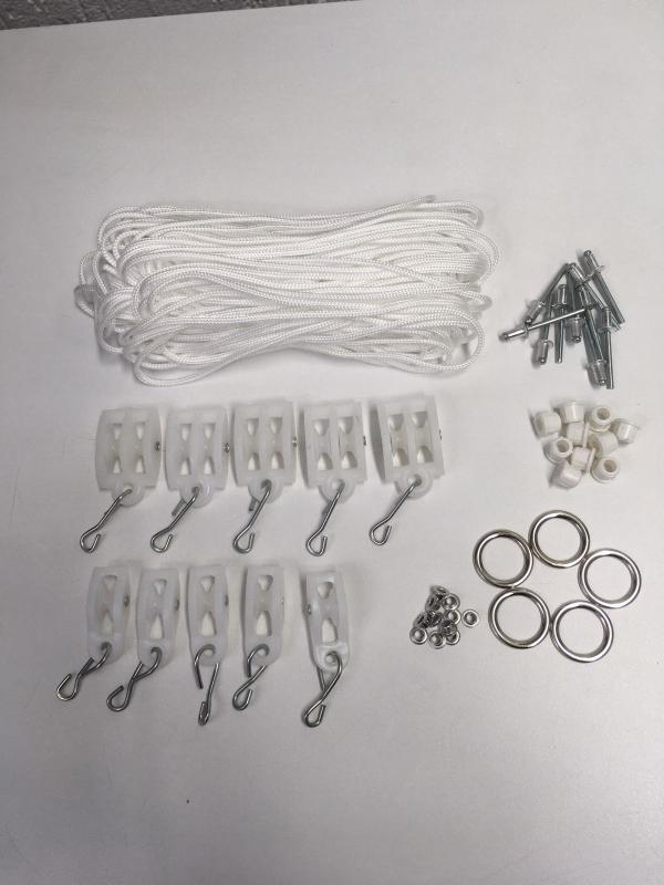 Kit Completo Reposição Varal de teto com 23,5m de corda - Varalle ...