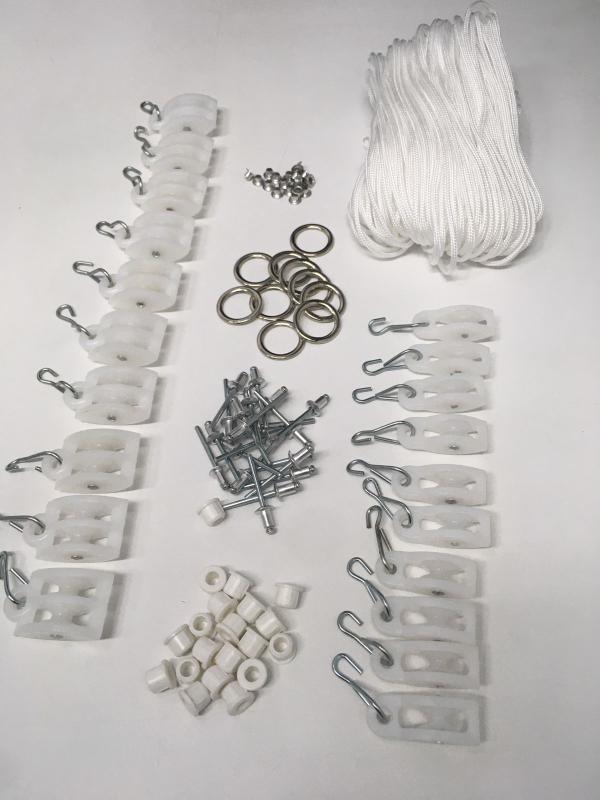 Kit Completo Reposição Varal de teto com 47m de corda - Varalle - Varal ...