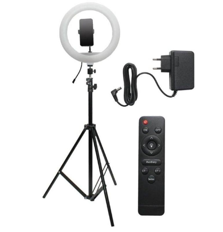 Kit Completo Ring Light Profissional 12 polegadas - 30cm C/ Tripé ...