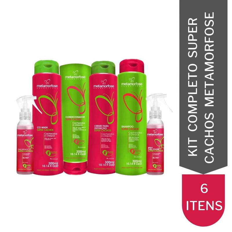 Kit Completo Super Cachos Metamorfose - Ativador de Cachos - Magazine Luiza