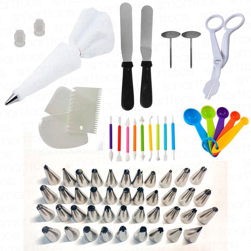 Kit Confeitaria Para Bolos 66 Peças - S&T - Utensílios para Confeitaria ...