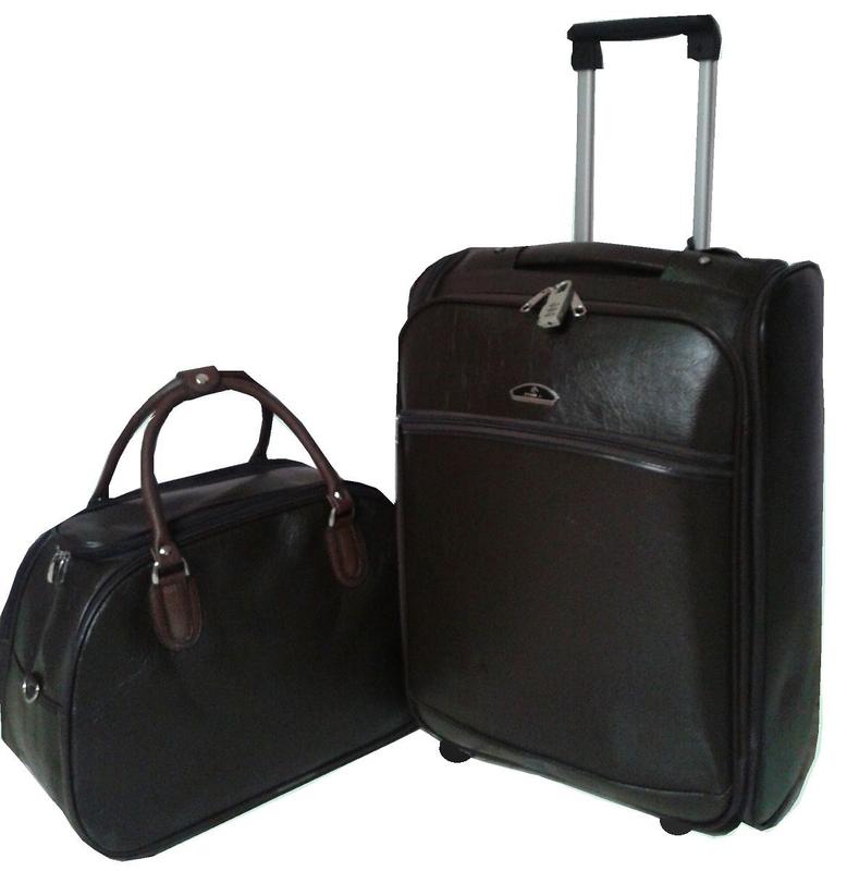 Kit Conjunto de Mala quadrada de viagem com rodinhas e Mala Bolsa de ...