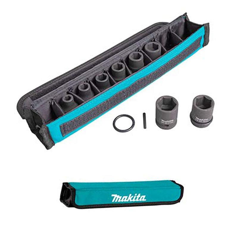 Kit Conjunto Soquete Impacto 1/2" 9 Peças B-69749 Makita - Jogo de ...