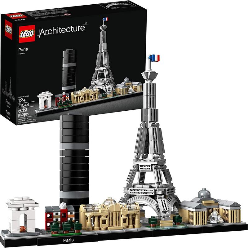 Kit construção Paris Skyline LEGO com torre Eiffel (649 peças ...