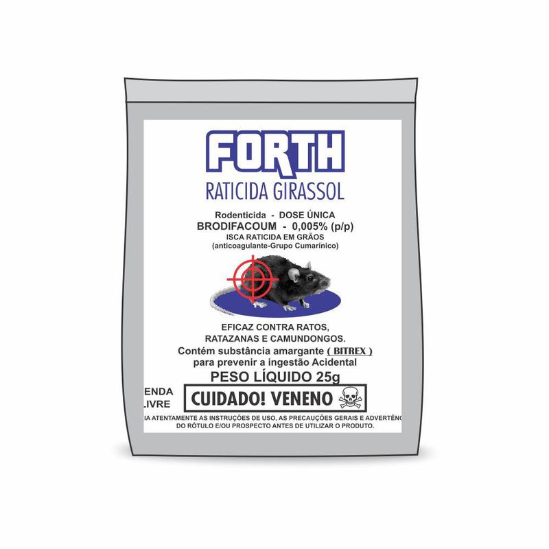 Kit contra ratos girassol 25 gramas com 10 unidades - limmat - Isca ...
