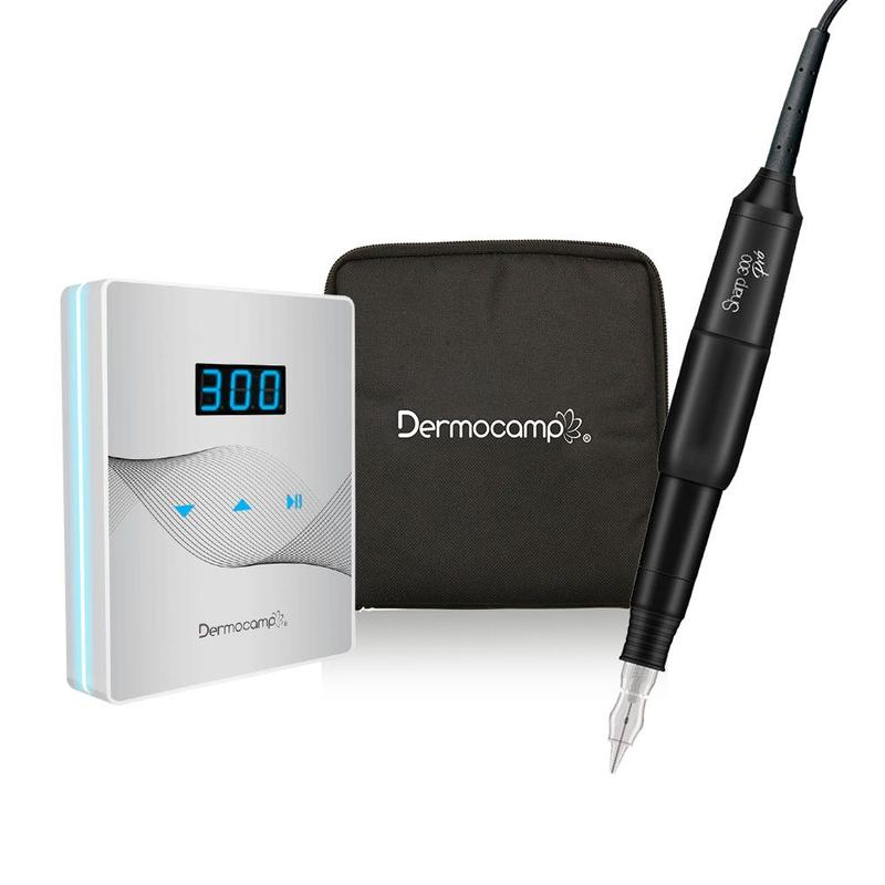 Kit Controle Slim Silver Com Sharp 300 Pró Preto Dermocamp - Dermógrafo ...