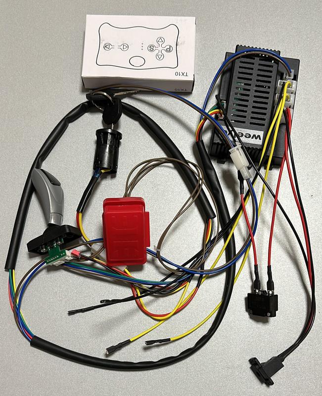 Kit Controle Wireles E Receptor Rx19 Carro Infantil 12v - WEELYE ...