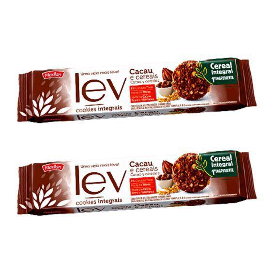 Kit Cookies de Cacau com Cereais 80g Cada 2 Pacotinhos - Marilan ...