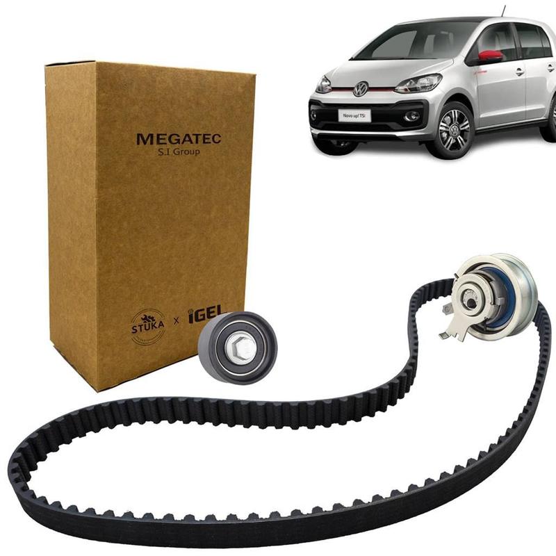 Kit Correia Dentada com Tensor e Polia VW UP Fox Golf Jetta Nivus Polo ...
