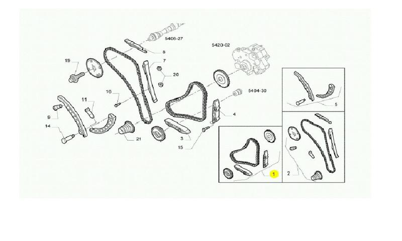 Kit Corrente Inferior do Motor Daily 5802009660 Iveco - Corrente de ...