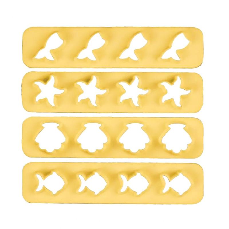 Kit Cortador para Massa 09314 Réguas Miniaturas 4 C/ 4 Peças - BLUE ...