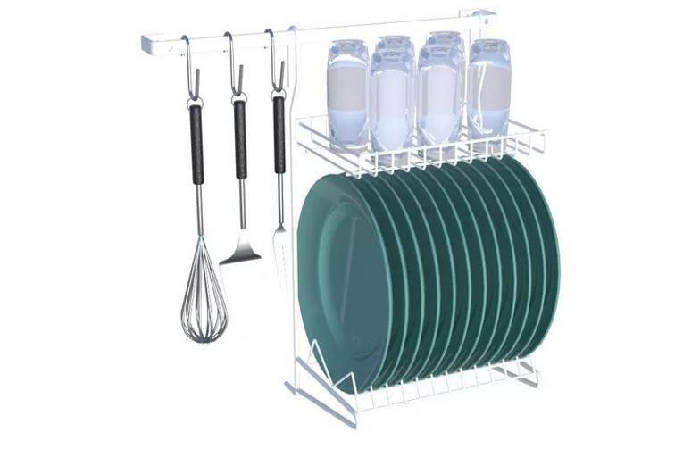 Kit Cozinha Suspensa Essence Branco Dicarlo - Kit Organizador de ...