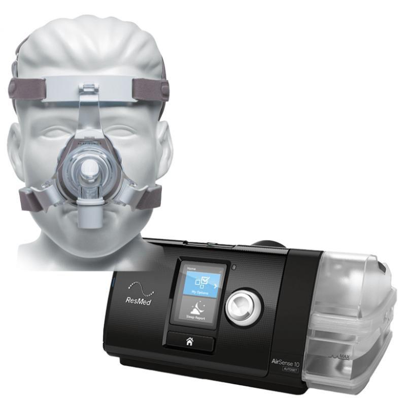 Kit CPAP Airsense S10 Elite com Umidificador - ResMed + Máscara Nasal ...