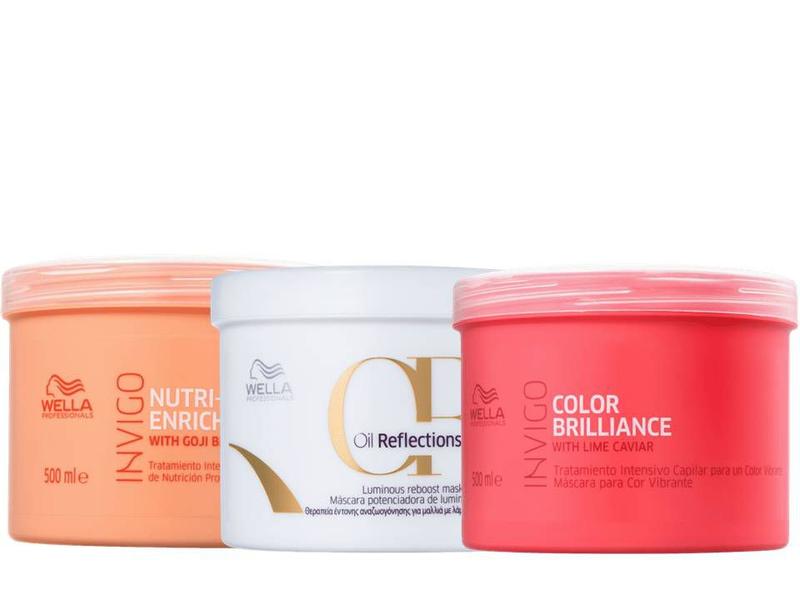 Kit Cronograma Capilar Wella Professionals 500ml - Kit de Tratamento ...