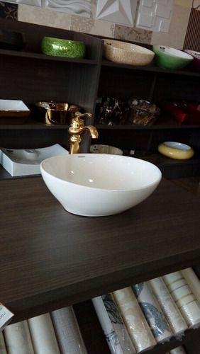 Kit Cuba Oval Branca Torneira Monocomando E Válvula Dourada - Manplex ...