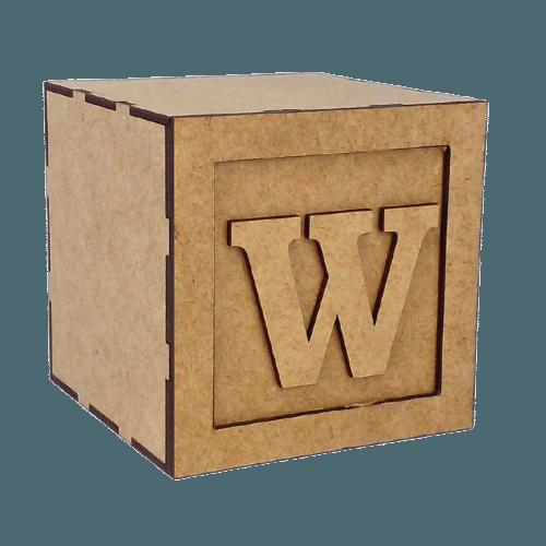 Kit Cubo Desmontável 10x10x10cm com Letra Bookman Old Style - Art ...