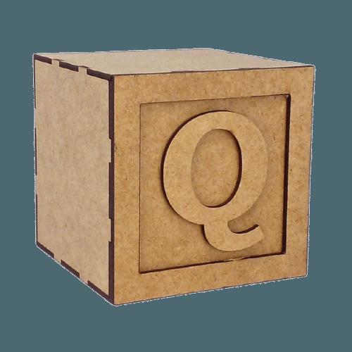 Kit Cubo Desmontável 20x20x20cm com Letra Bookman Old Style - Art ...