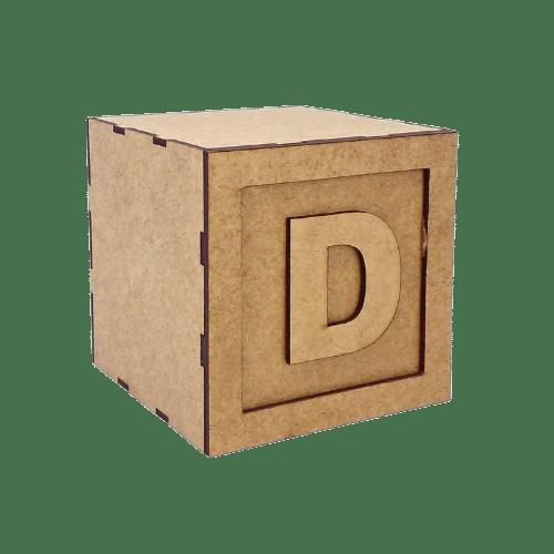 Kit Cubo Desmontável 8x8x8cm com Letra Arial Black - Art & Hobby ...