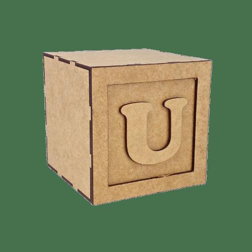 Kit Cubo Desmontável 8x8x8cm com Letra Cooper Black - Art & Hobby ...