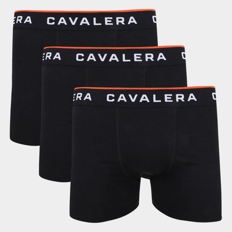 Kit Cueca Boxer Cavalera Modal Classic 3 Peças - Cueca - Magazine Luiza
