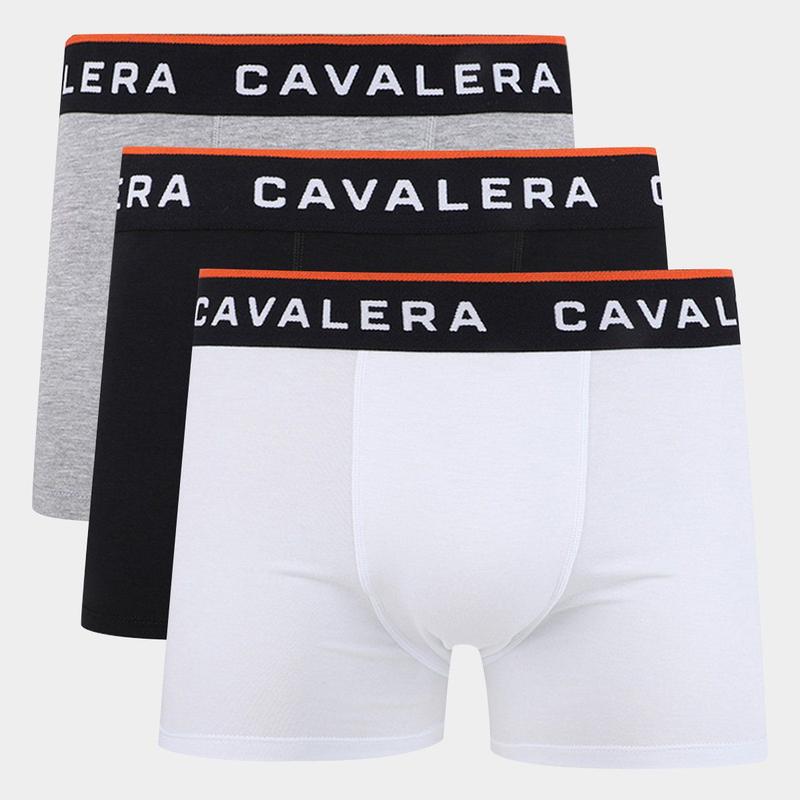 Kit Cueca Boxer Cavalera Modal Classic 3 Peças - Cueca - Magazine Luiza