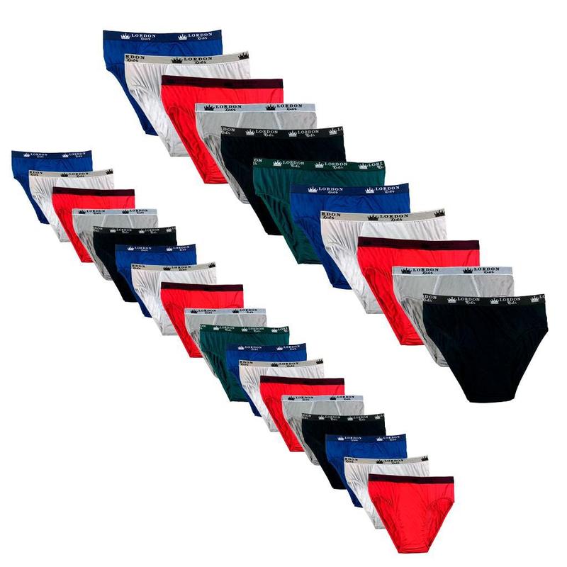 Kit Cuecas Infantil 01 a 12 Anos Elástico Exposto 5 Peças Juvenil ...