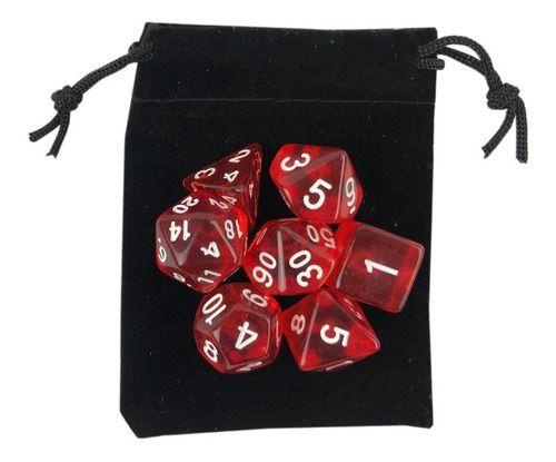 Kit Dados Rpg Jogos Dd Ded Até 20 Lados - Inaugura Lar - Dados ...