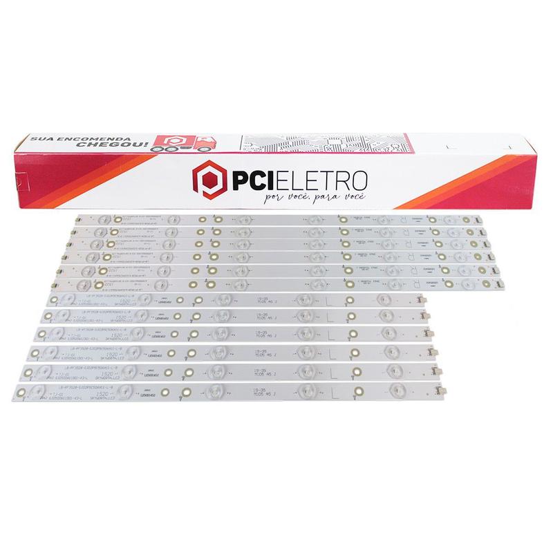 Kit De 12 Barras De Led Tv Le50d1452 Novo Garantia - PCI ELETRO - Placas para TV - Magazine Luiza