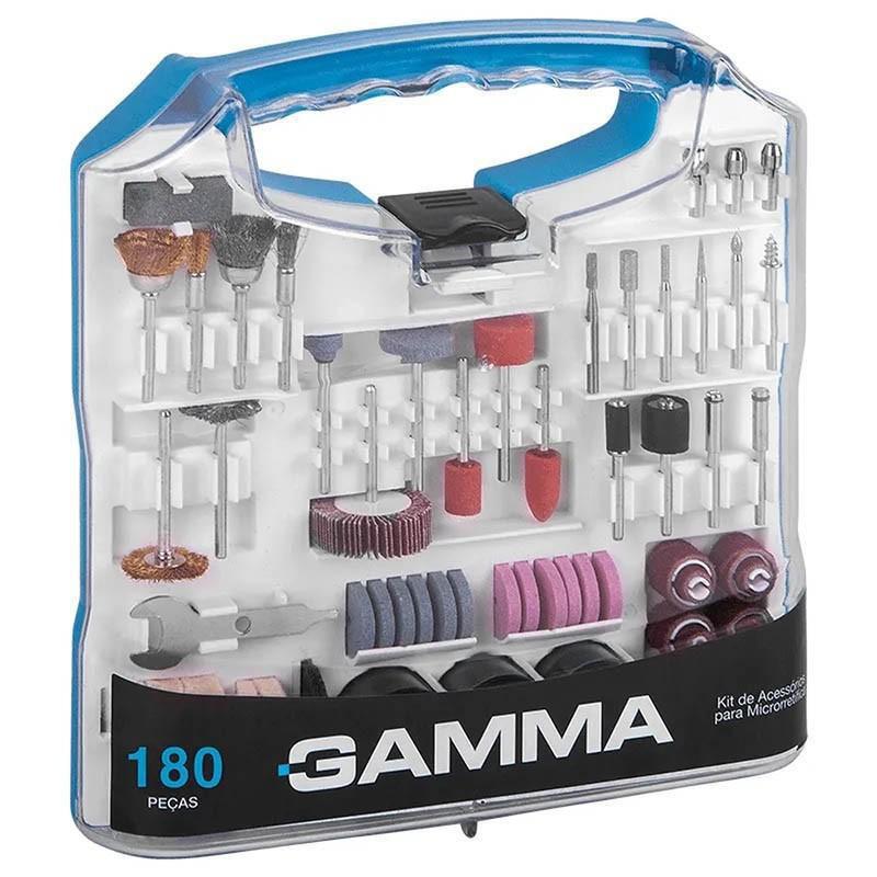Kit De Acessorios Para Microrretifica Com 180 Pecas - Gamma - Kit para ...