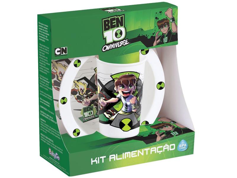 Kit de Alimentação Ben 10 3 Peças - Baby Go - Kit Refeição Infantil ...