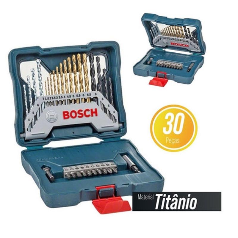 Kit de bits e brocas 030 pcs c/parafusadeira x-line 2607017401 - BOSCH ...