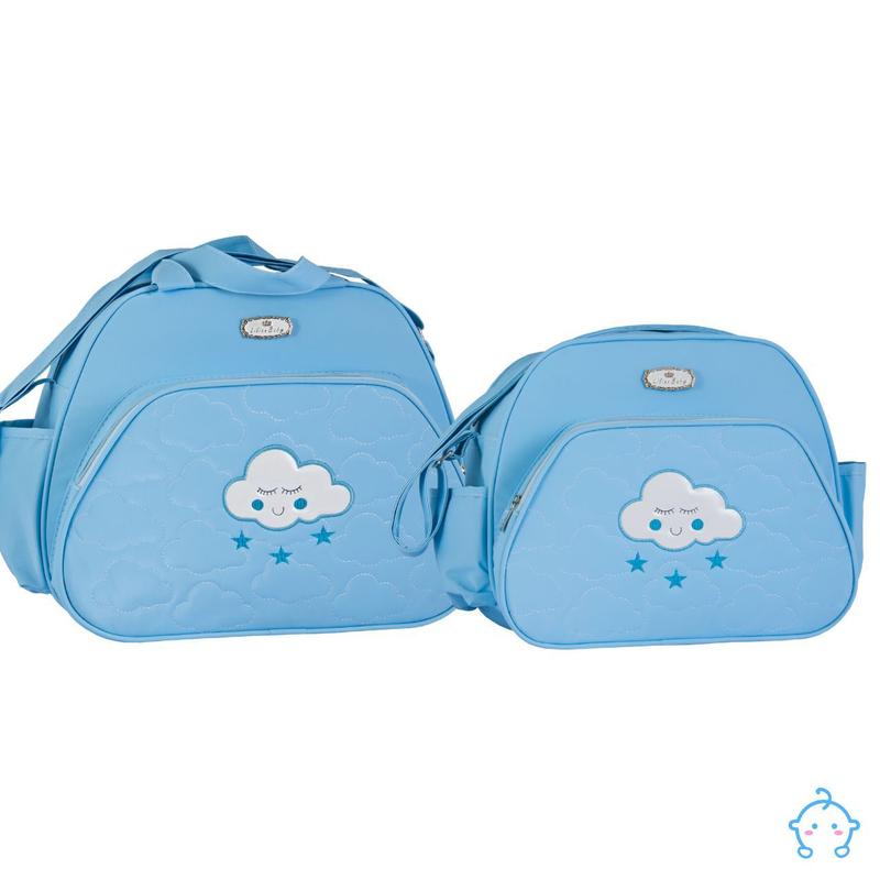 Kit de Bolsa Maternidade Nuvem Bebê Menino e Menina Completo - Merver ...
