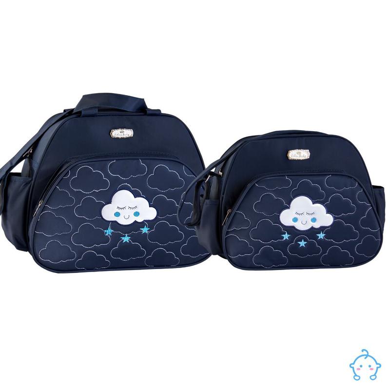 Kit de Bolsa Maternidade Nuvem Bebê Menino e Menina Completo - Merver ...