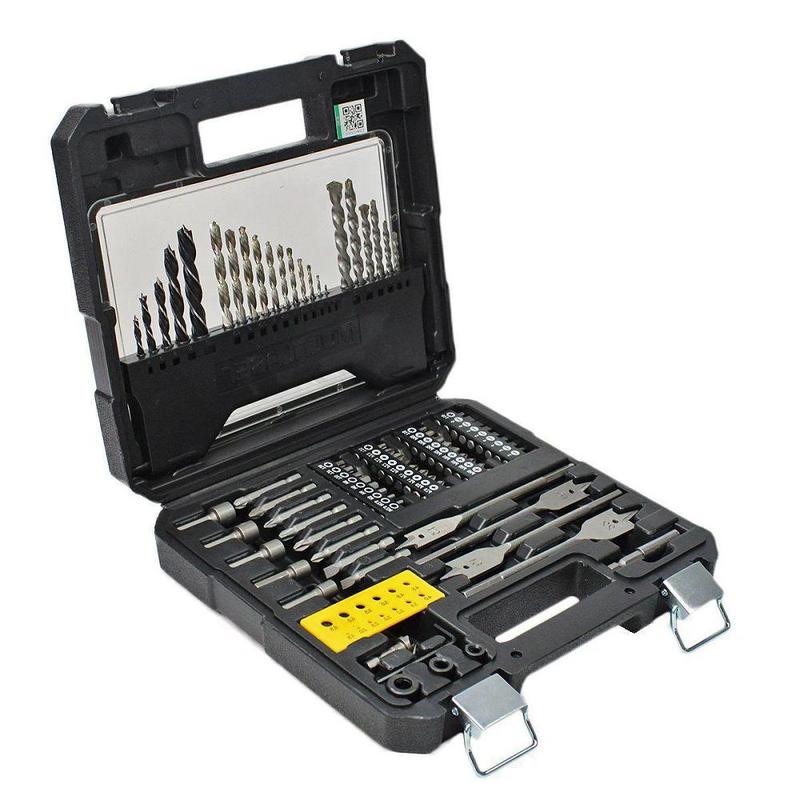 Kit de Brocas e Bits com 82 Peças Aço Cromado Vanádio Multilaser - Jogo ...