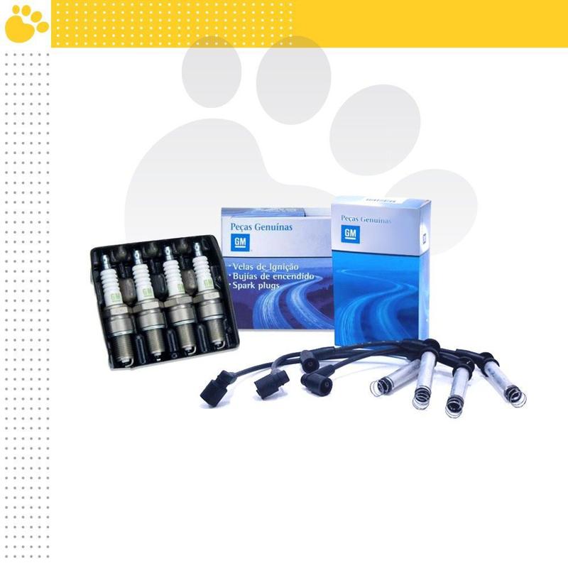 Kit De Cabos Velas Motor 2.0 Original Vectra zafira astra Kitgm0039 ...