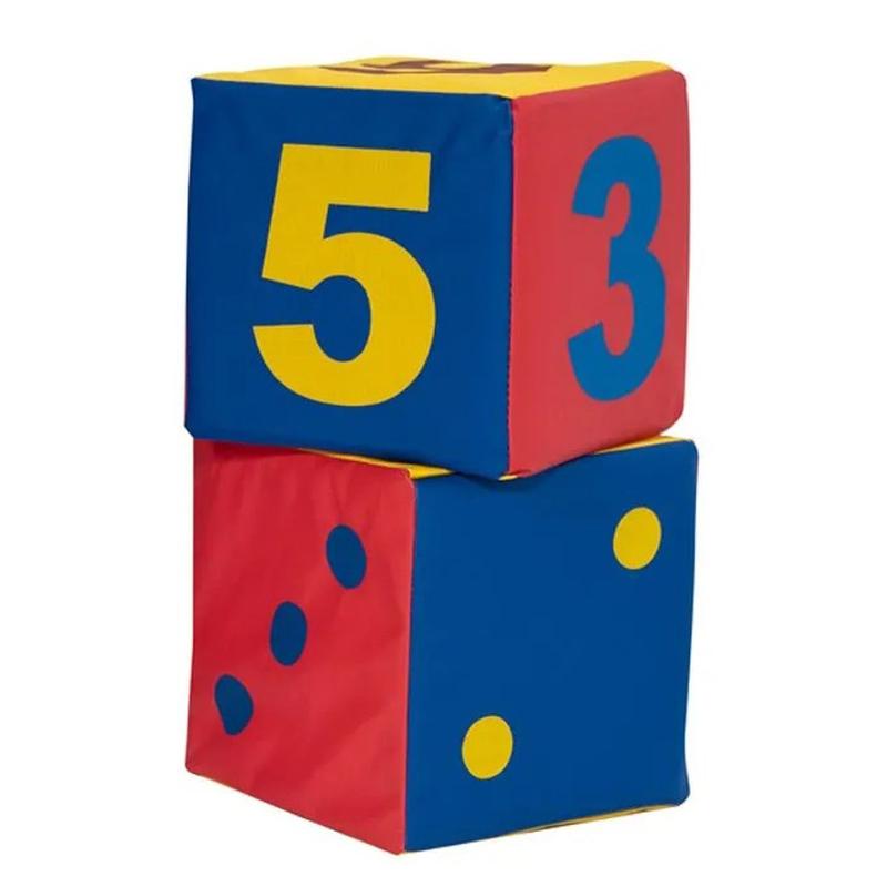 Kit de dados de números e pontos espumado - ldm - 1 - Dados - Magazine ...