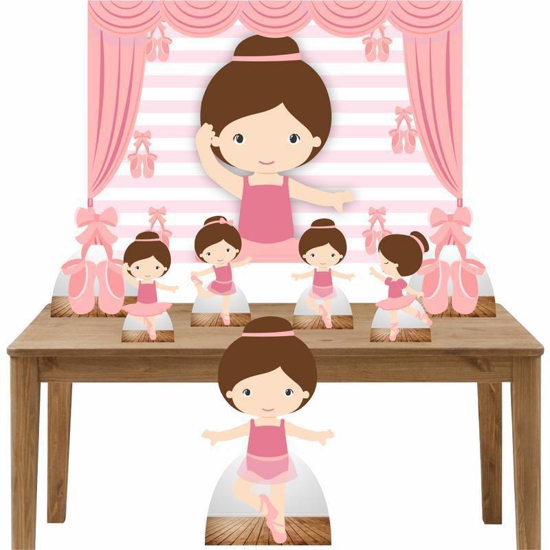 Kit De Decoração Totem Display + Painel 100X70 Bailarina - Inove ...
