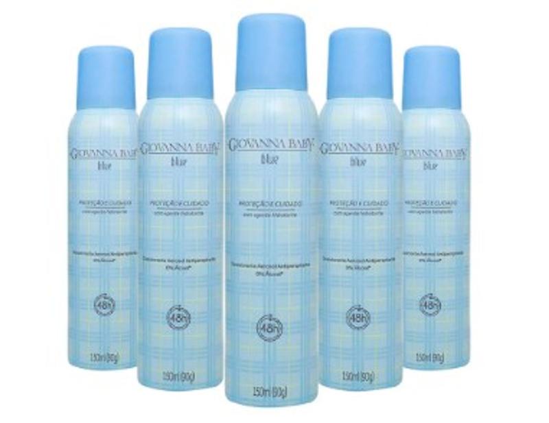 kit De desodorante Aerossol 150Ml Blue da Giovannae Ba(Azul).c/5 ...