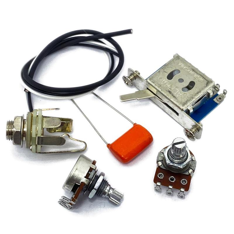 Kit de Elétrica Para Guitarra Tipo Telecaster TLA6 Pots e Chave Alpha ...
