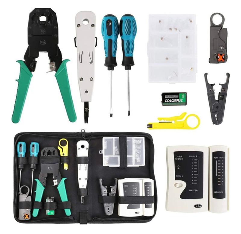 Kit De Ferramentas De Rede Ti Informática Manutenção De Rede - Costa ...