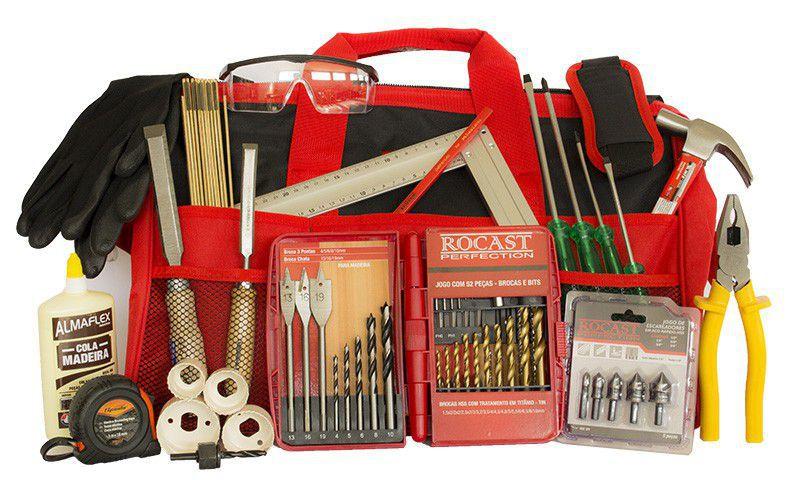 Kit De Ferramentas Meu Pai Marceneiro 78 Peças - Casa Dos Parafusos ...