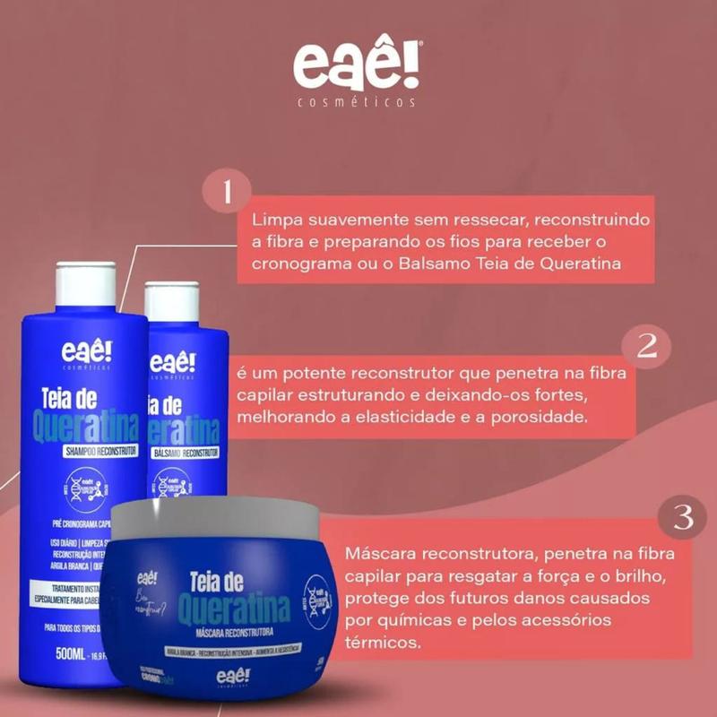 Kit de hidratação teia de queratina - eae cosméticos - Kit de ...