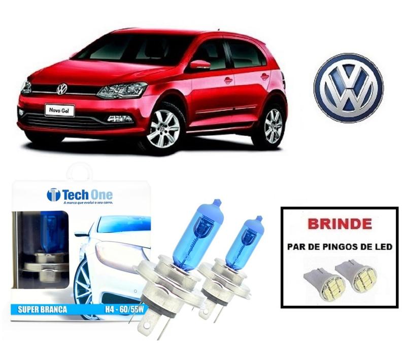 Kit de Lampadas Halogenas Modelo Super Branca para Farol Alto/Baixo ...