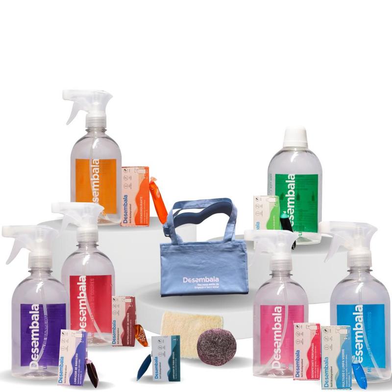 Kit de Limpeza COMPLETO DESEMBALA - Kit Produtos de Limpeza - Magazine Luiza