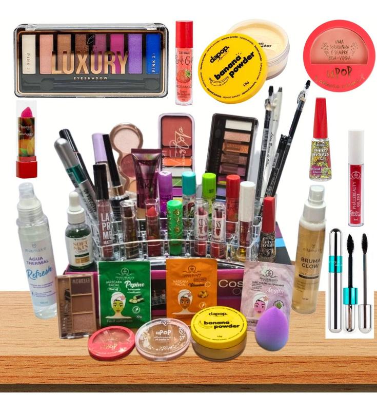 Kit De Maquiagem Luxo Com Organizador Em Acrílico Eu Mereço! - nova ...