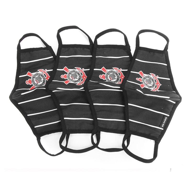 Kit de Máscaras de Proteção We Masks Corinthians Manto - 4 Unid ...