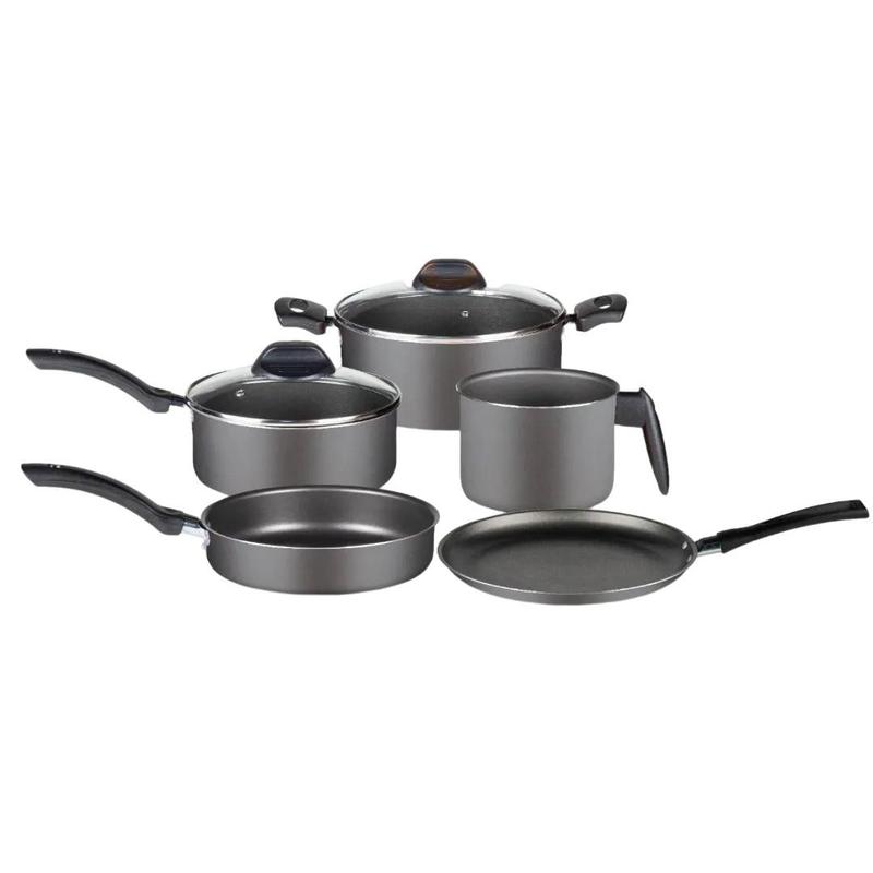 Kit de panela 5 pçs cinza alegrete - Jogo de Panelas - Magazine Luiza