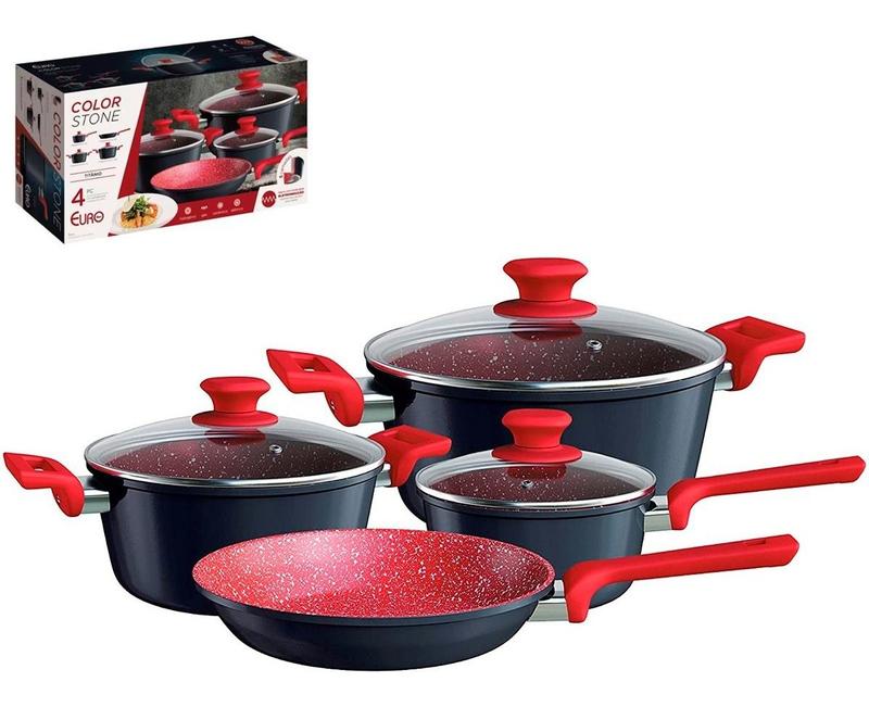 Kit De Panelas Antiaderente Linha Colorstone Volcano Euro Home Duas ...